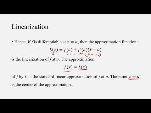 MATH I: Linearization and Differentials Arabic Narration - YouTube