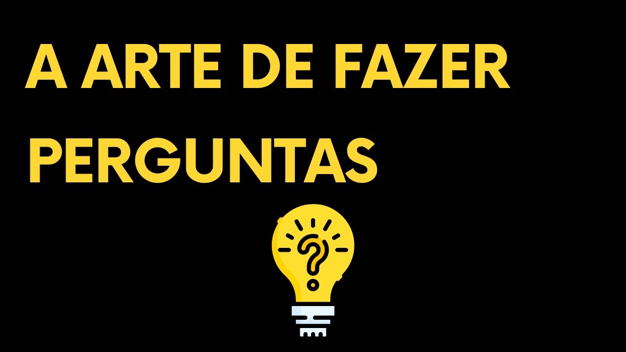 A Arte de Fazer Perguntas l Mateus Rocha - YouTube