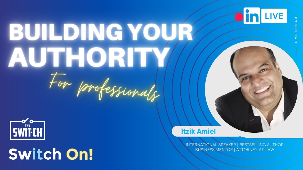 Itzik Amiel - How to Build your #authority? - YouTube