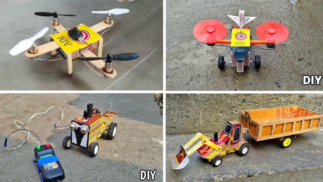 4 Amazing DIY TOYs | Homemade Invention Amazing DIY TOYs - You can do ...