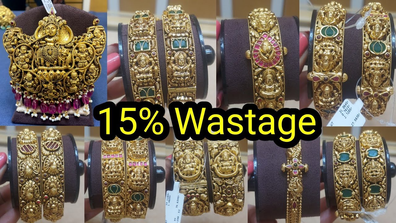 Latest gold bangles and pendent collection with price//Nakshi bangle ...