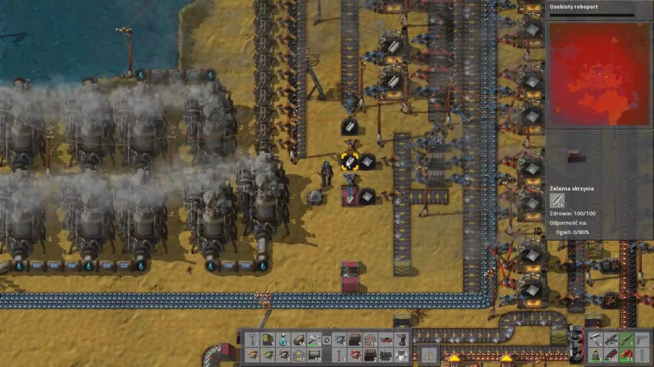 Factorio(co-op)#14 - niebieskie układy + zbroja - YouTube