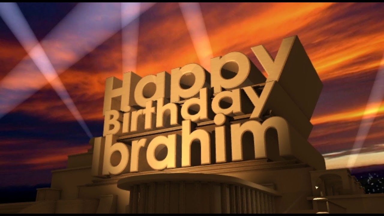 Happy Birthday Ibrahim - YouTube