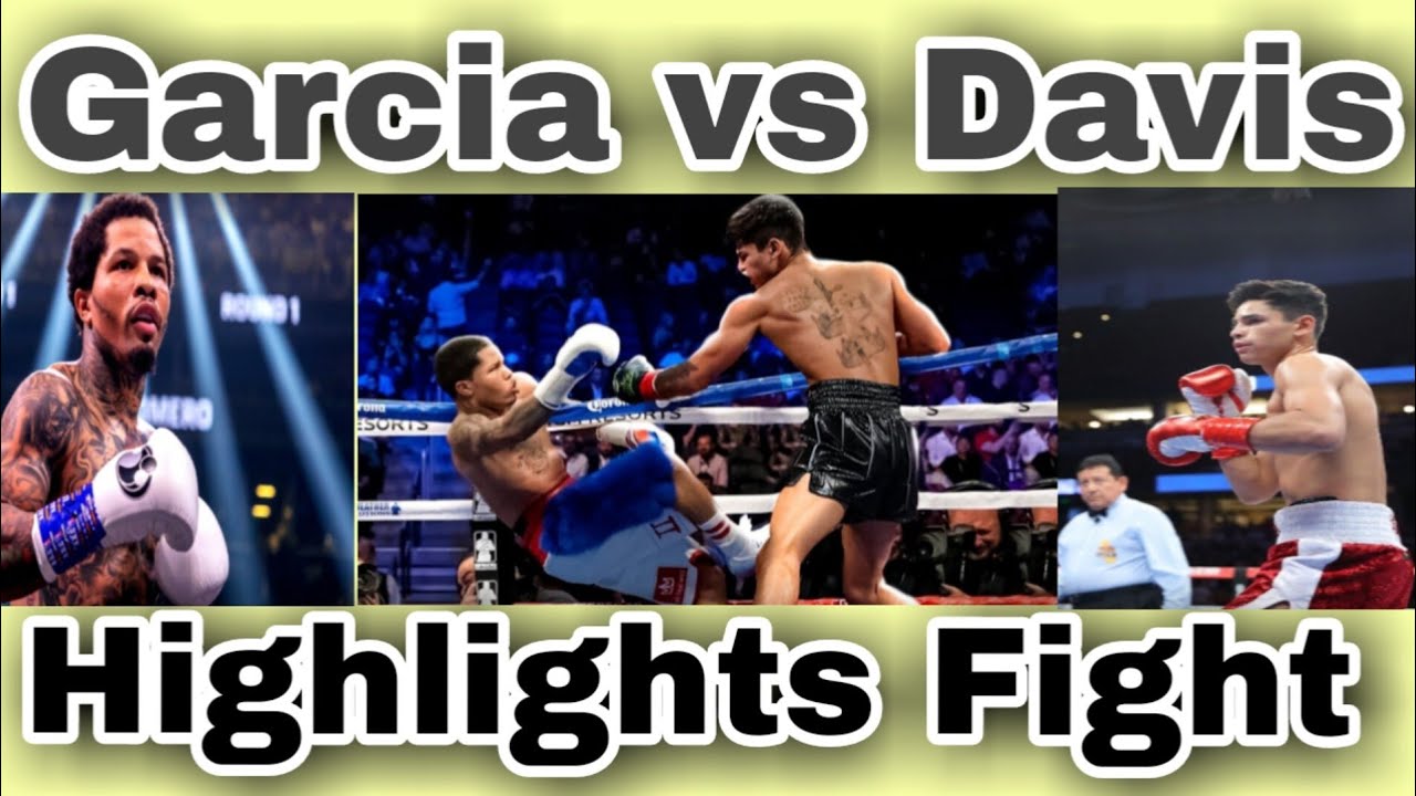 TANK DAVIS VS RYAN GARCIA HIGHLIGHTS PUNCH KNOCKOUT!!! - YouTube