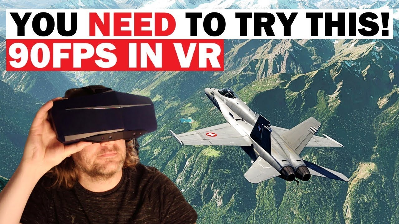 This FLIGHT SIM is AMAZING IN VR! 90FPS is EASY | STUNNING GRAPHICS ...