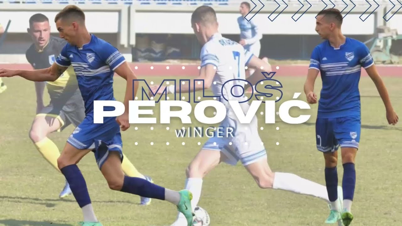 Milos Perovic FK IGALO Winger Highlights 2022 - YouTube