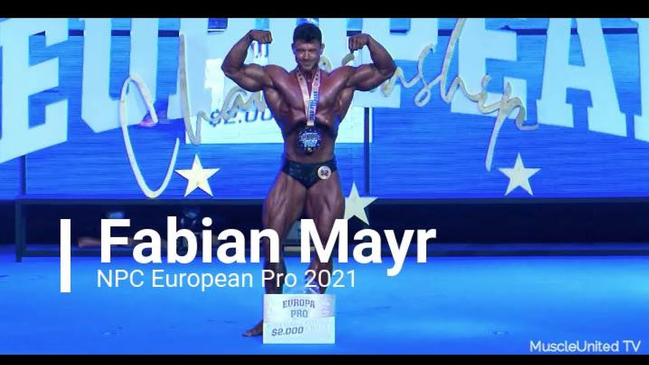 Fabian Mayr - NPC European Pro 2021 Classic Physique - YouTube