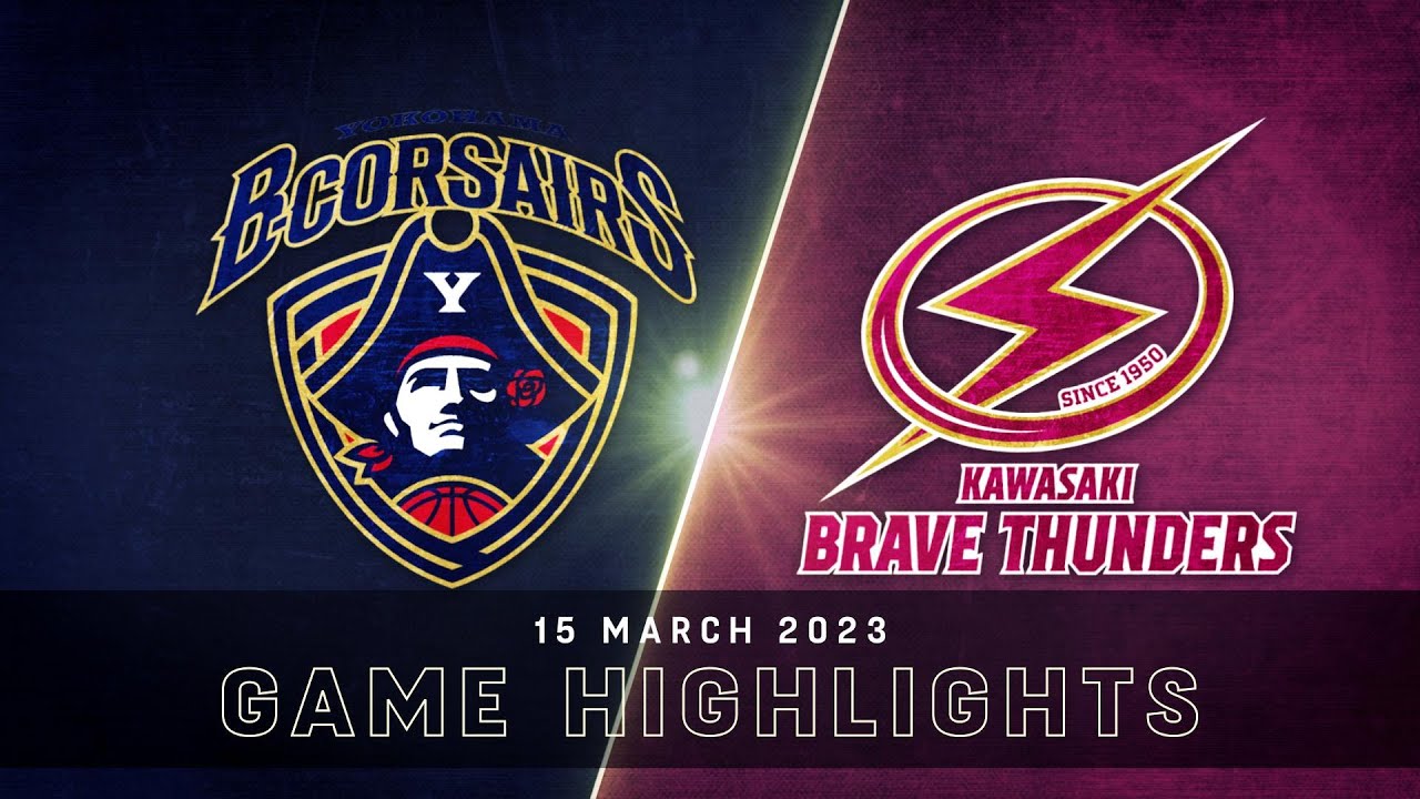 Yokohama B-Corsairs vs. Kawasaki Brave Thunders - Game Highlights - YouTube
