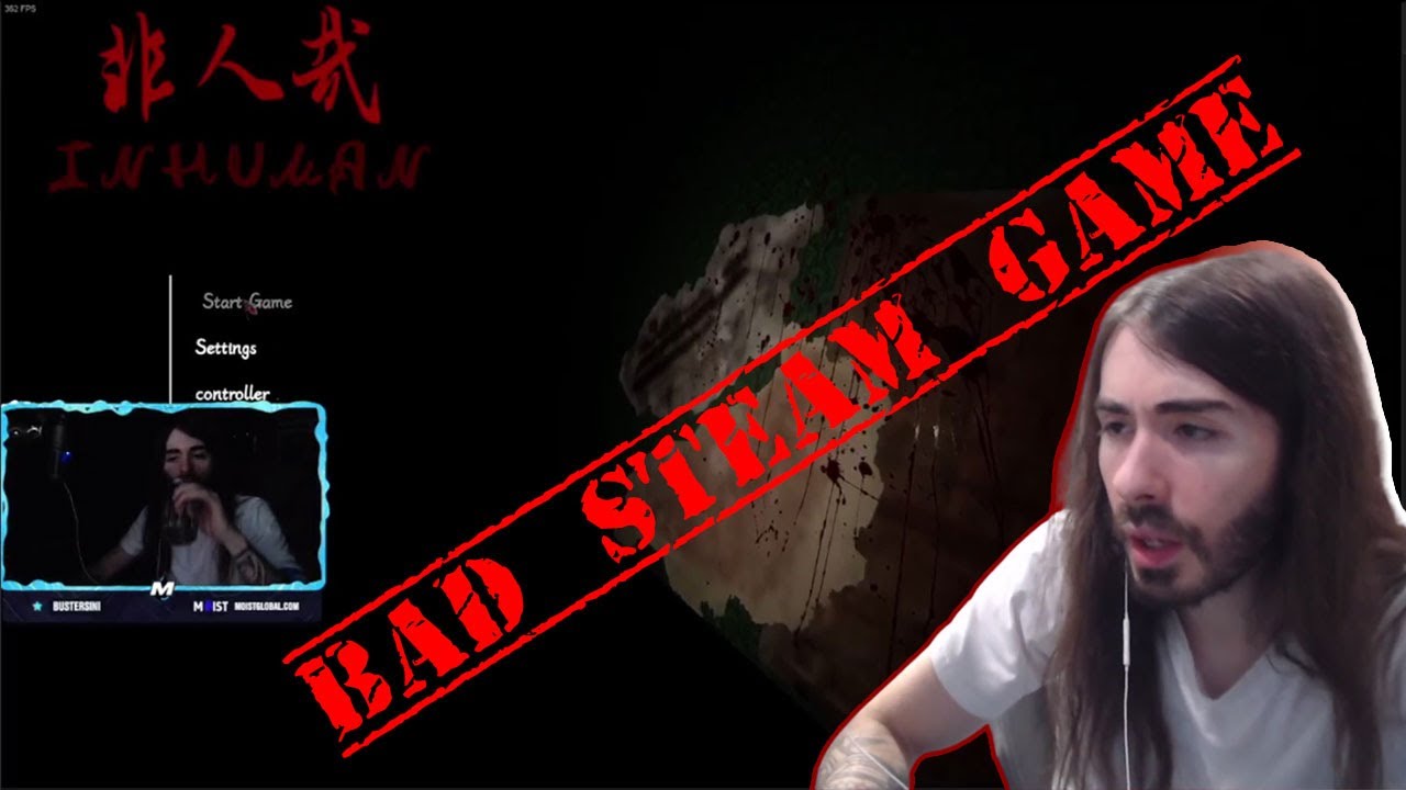 MoistCr1tikal Plays INHUMAN - Bad Steam Games - YouTube