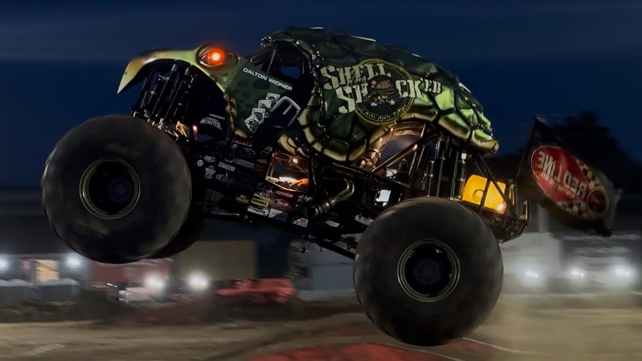 Toughest Monster Truck Tour Lamar MO 2025 Show 2 Freestyle | Shell Shock’ed - YouTube