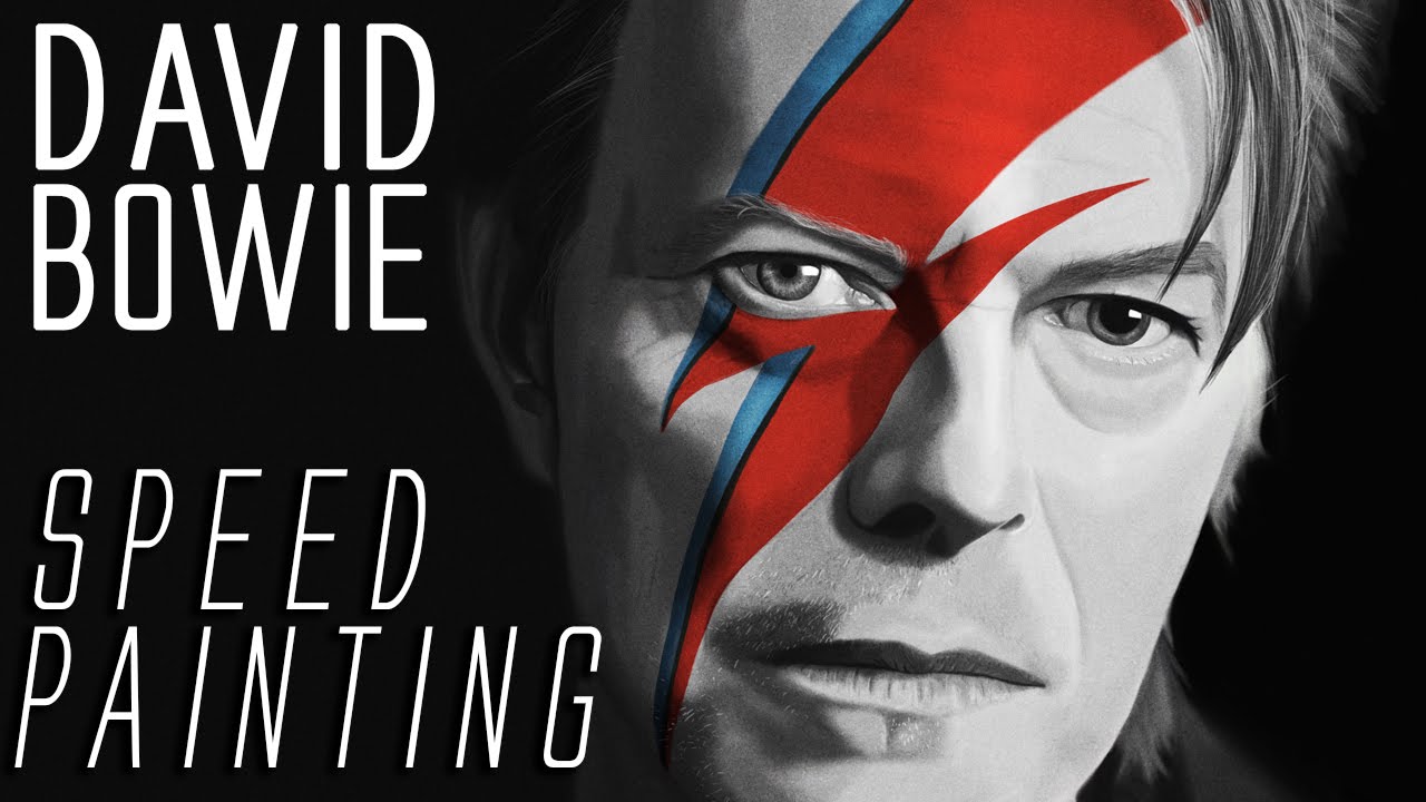 David Bowie - Speed Painting - YouTube