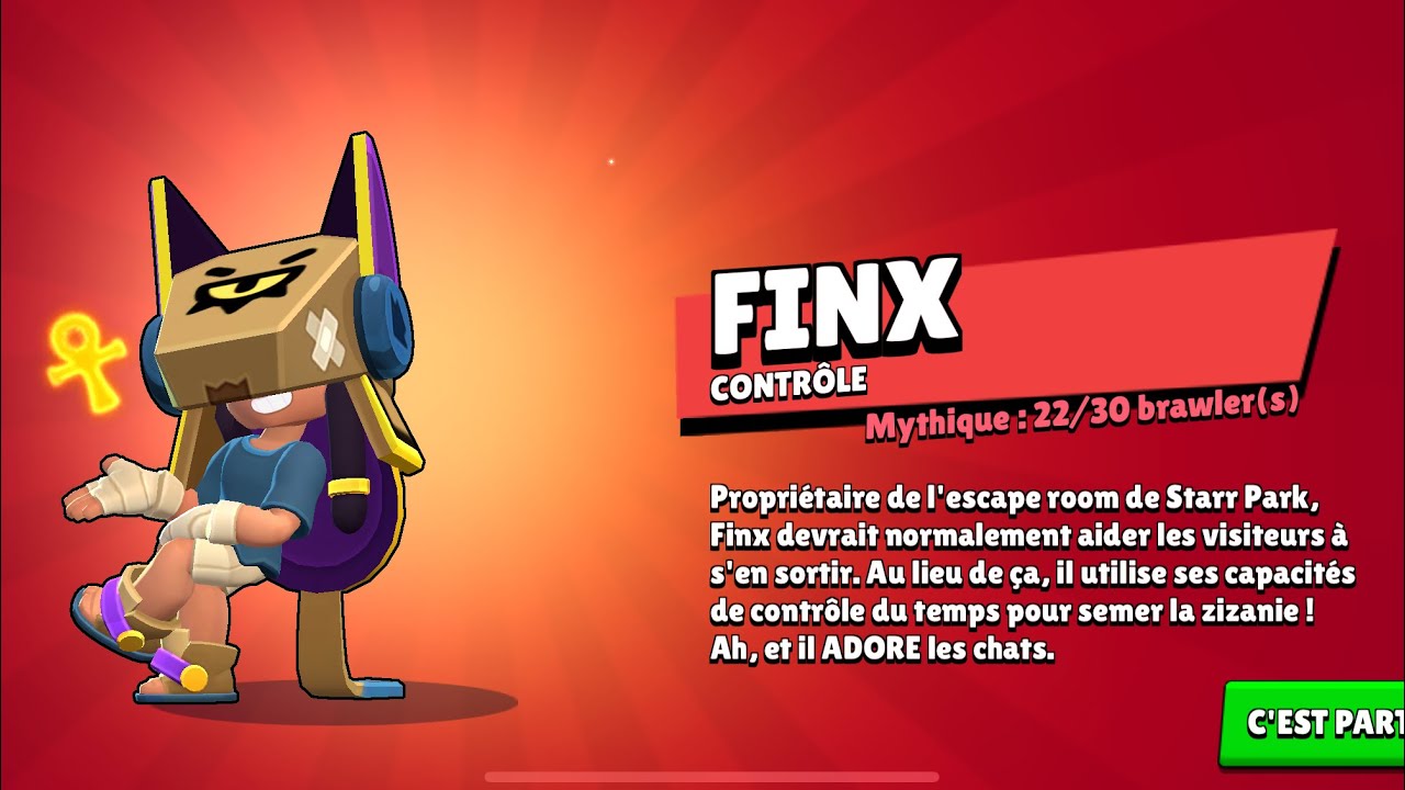 Je découvre le nouveau brawler Finx ! - YouTube