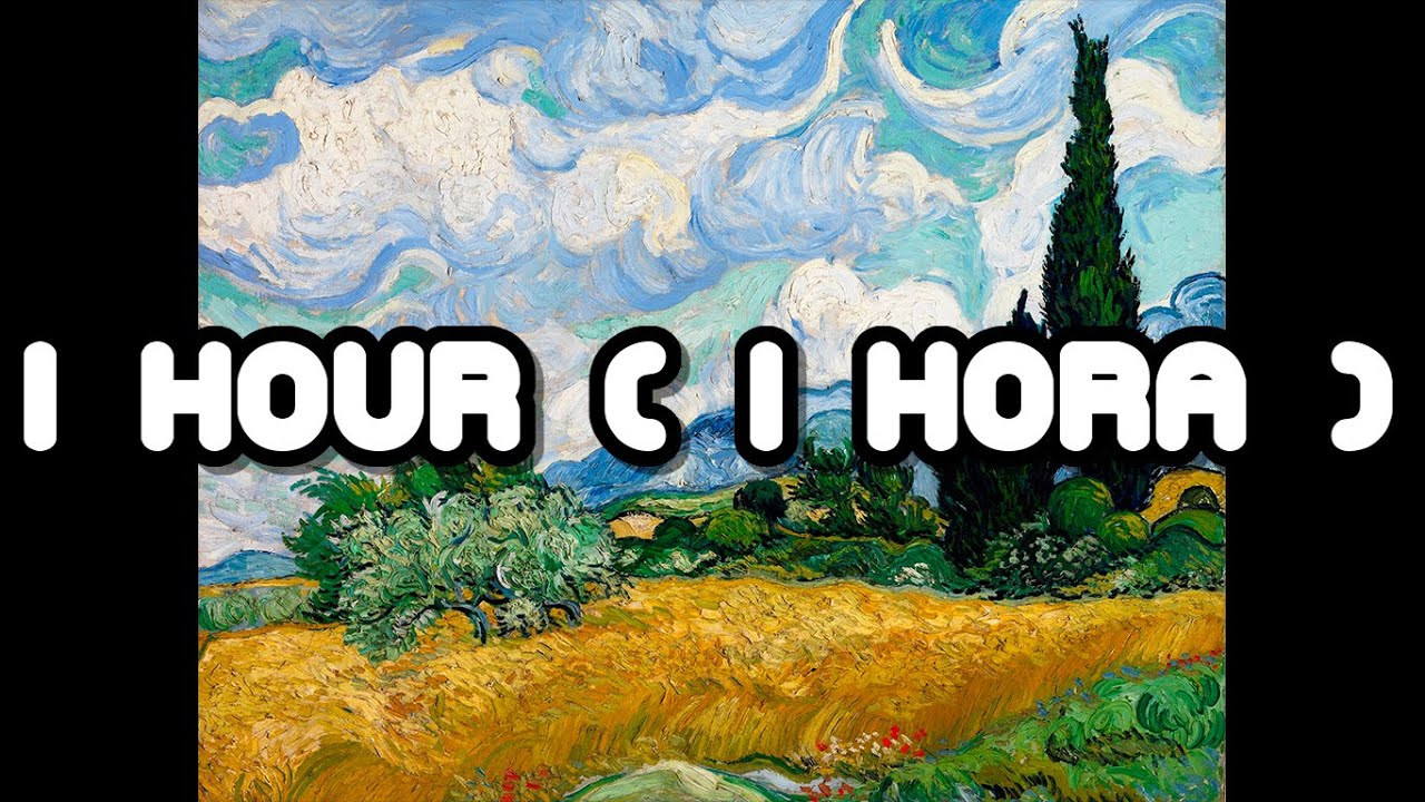 1 Hora - 1 hour Vincent van Gogh Wheat Field with Cypresses ‐ HD 1080p ...
