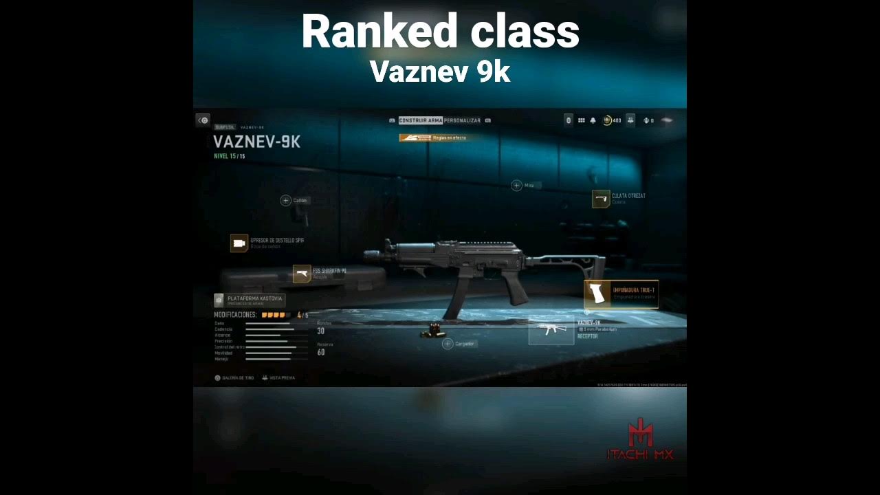 Mejor Clase Ranked Modern Warfare 2 Vaznev-9K #shorts - YouTube