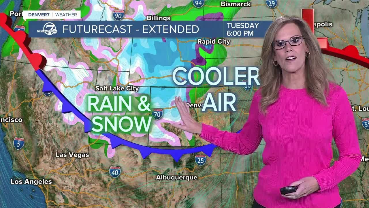 Warm weather for Sunday, rain and snow next week - YouTube