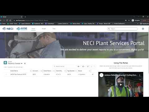NECI Plant Services Portal: How to Use