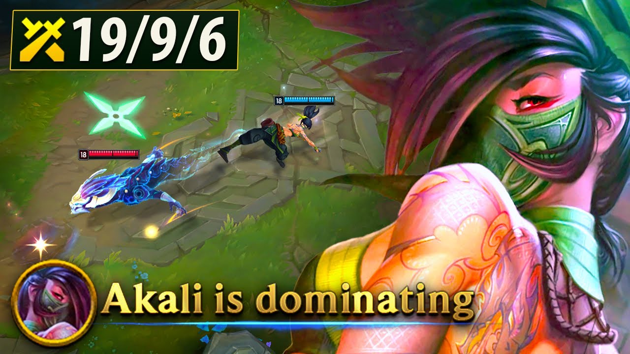 This is How I Win as Akali Early Game.. - YouTube