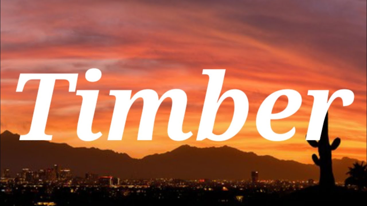 Pitbull - Timber (Lyrics) Ft. Kesha - YouTube