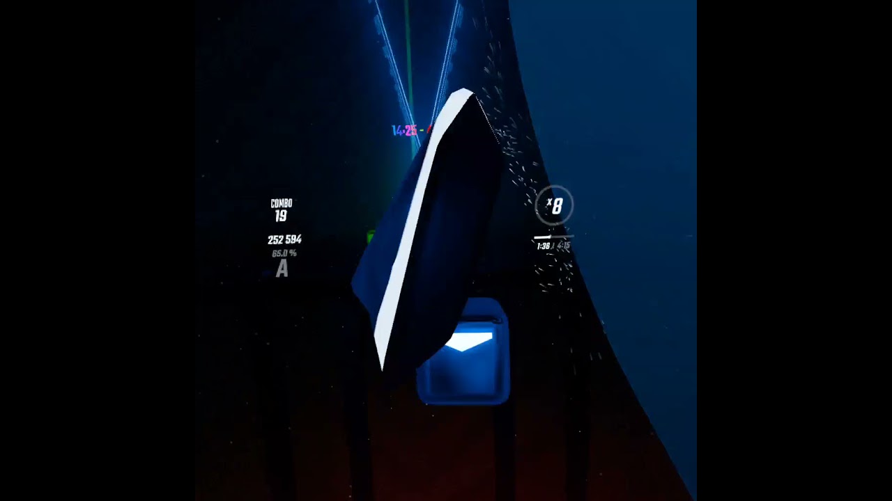 beatsaber mod oculus quest 2 Tricksaber + custom song - YouTube