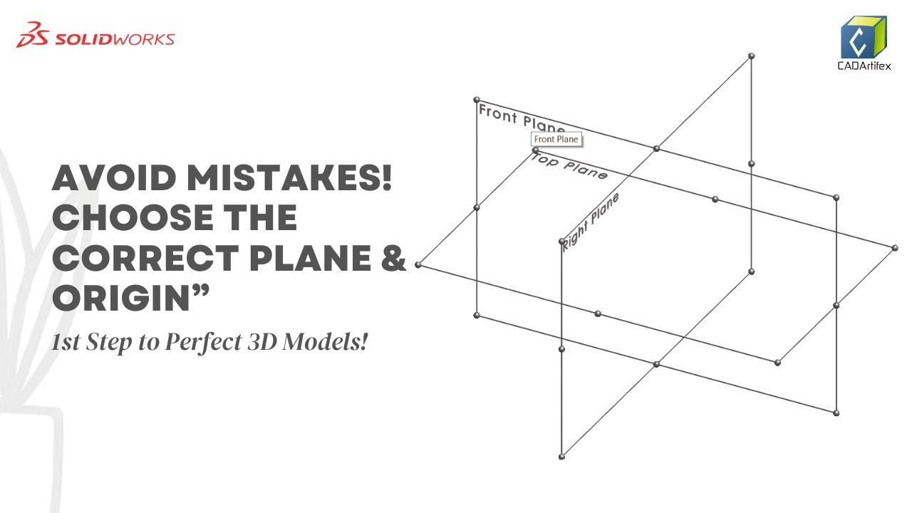 CAD Basics: Choosing the Right Sketch Plane & Origin for Perfect ...