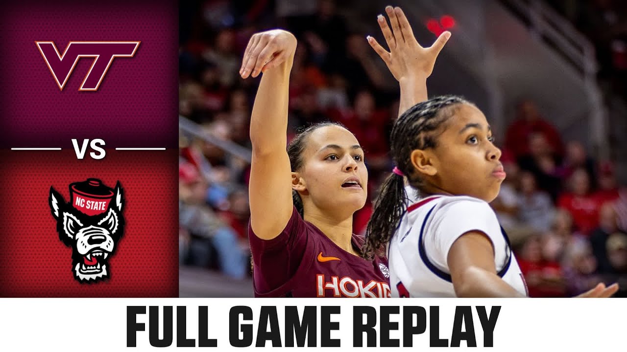 Virginia Tech vs. NC State Full Game Replay | 2024-25 ACC Women's ...