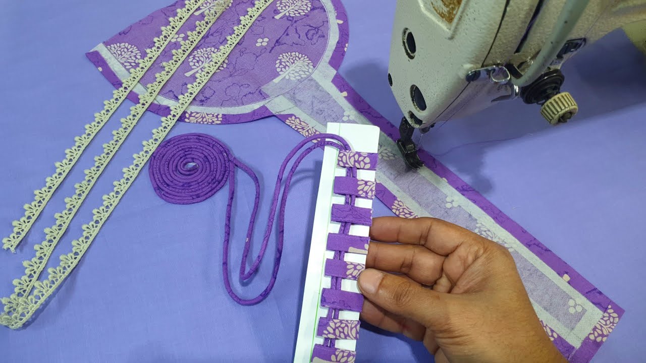 Tricks to Make a Beautiful and Unique Gala Neckline Design with Loops ...