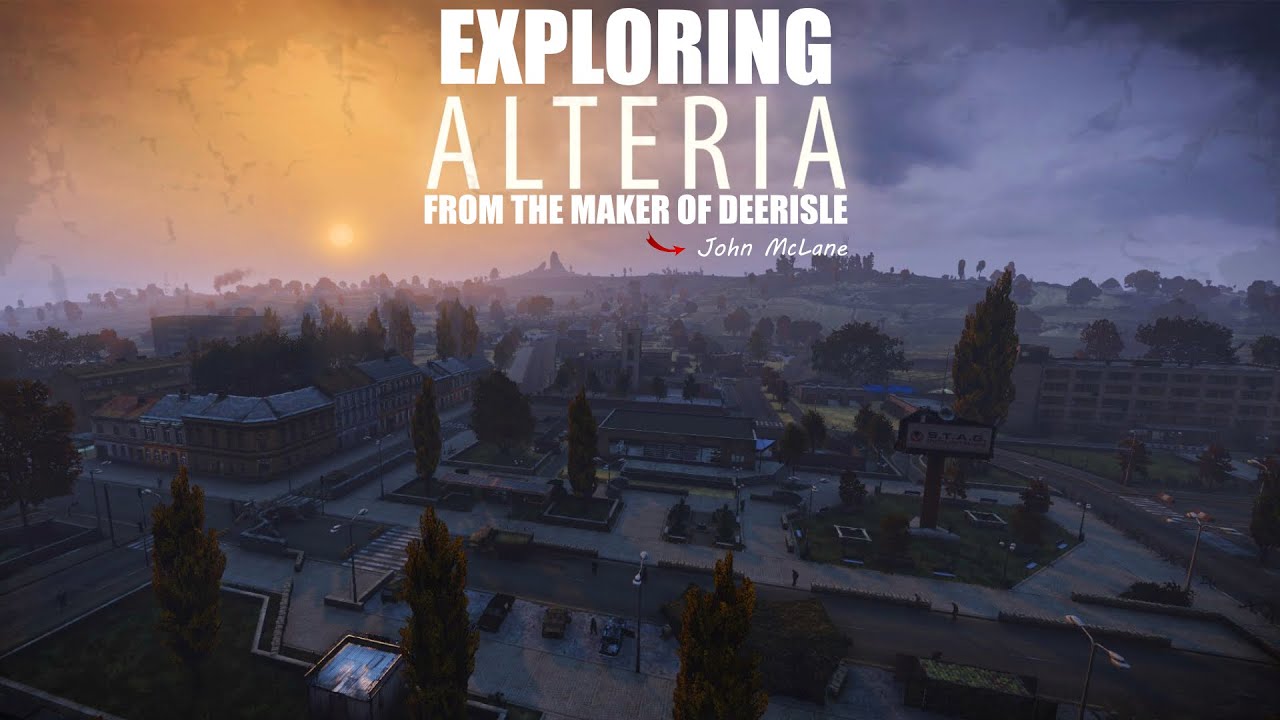 New Map ALTERIA Exploring | DayZ Map by Deerisle John Mclane - YouTube