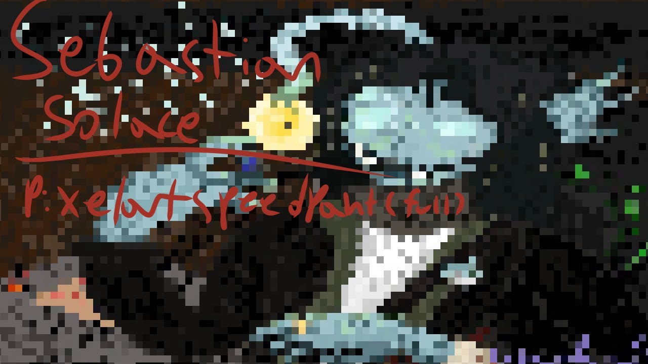 Sebastian Solace full pixelart speedpaint - YouTube
