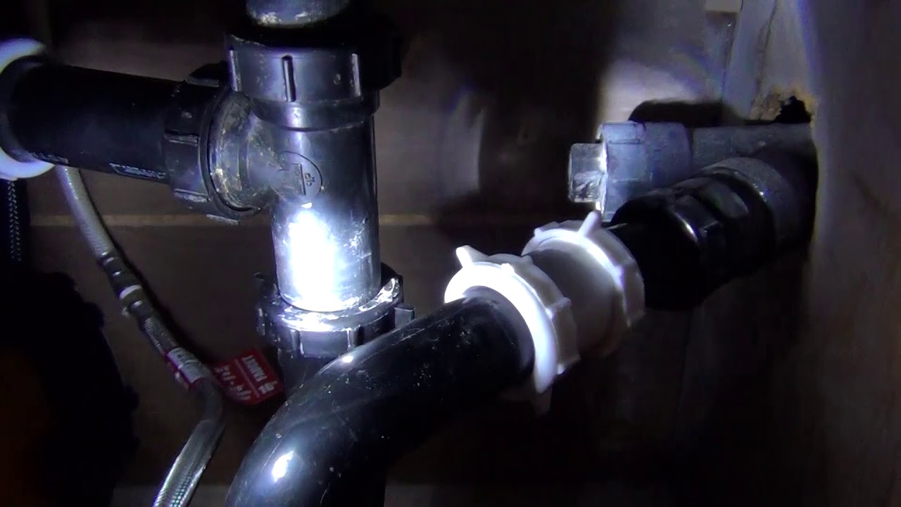 Garbage Disposal Shoots Water To Other Sink What To Do - YouTube