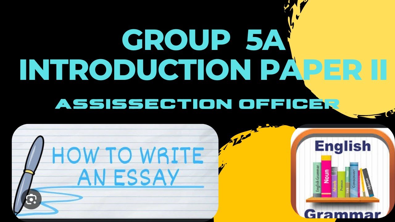 GROUP 5A INTRODUCTION CLASS PAPER II #tnpsc #assitantsectionofficer # ...