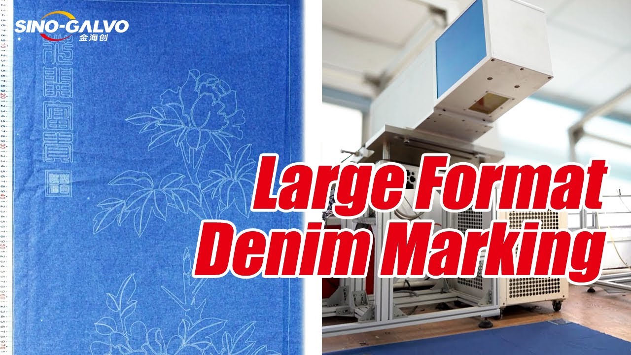 Denim Cutting Engraving Laser Fabric Cutting in Large Field Clothing ...