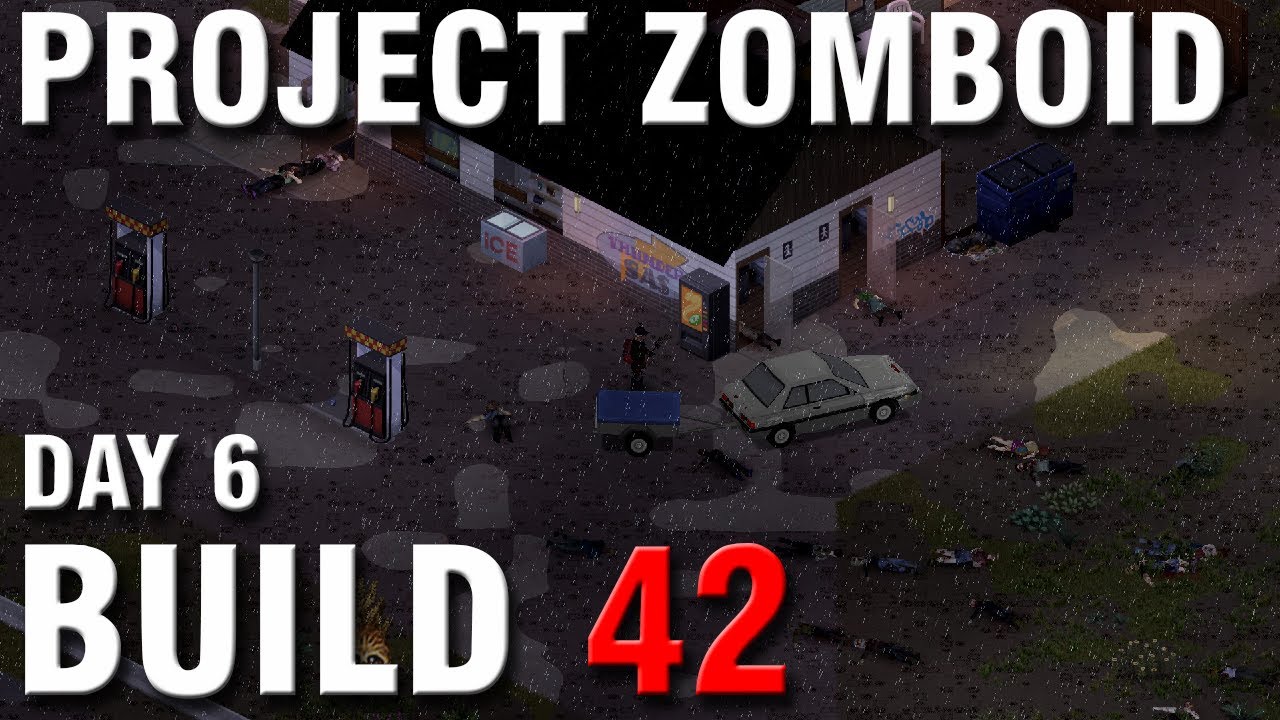 Clearing out Muldraugh - Project Zomboid Build 42.3 - YouTube