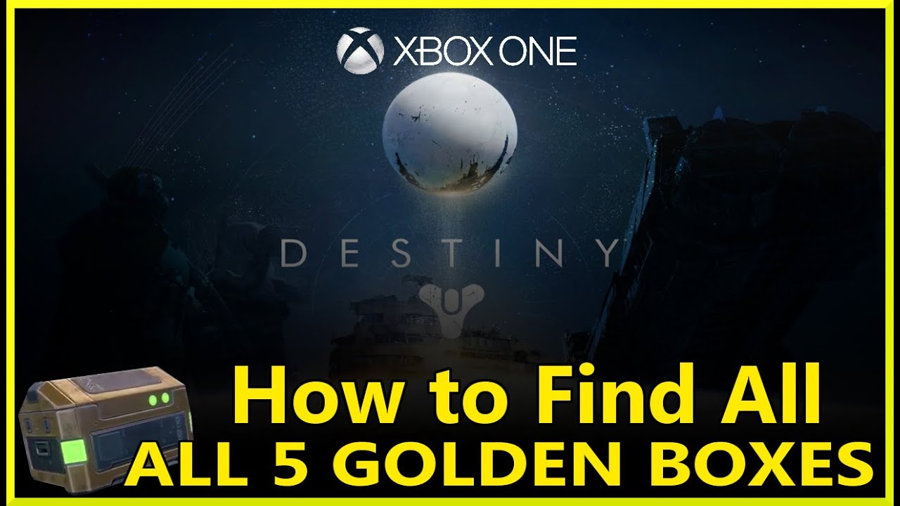 Destiny How To Find All 5 Golden Loot Chests/Sparrow Upgrade! - YouTube