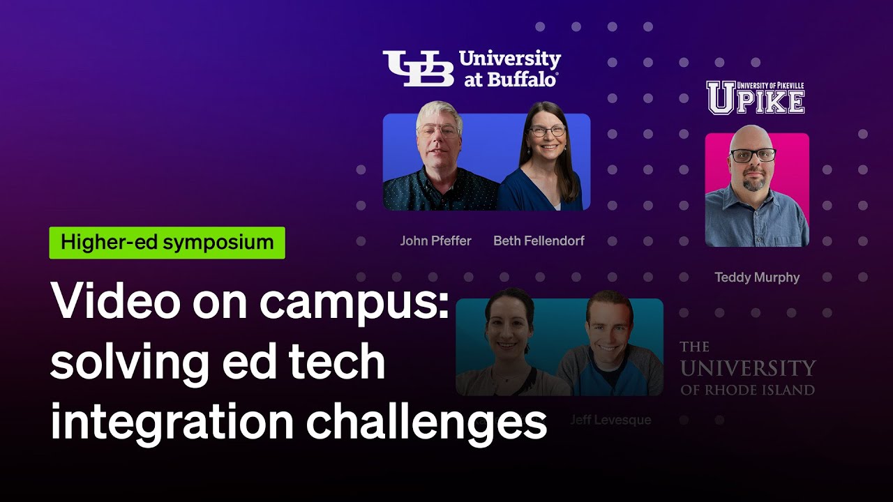 Video on campus: Solving ed tech integration challenges - YouTube