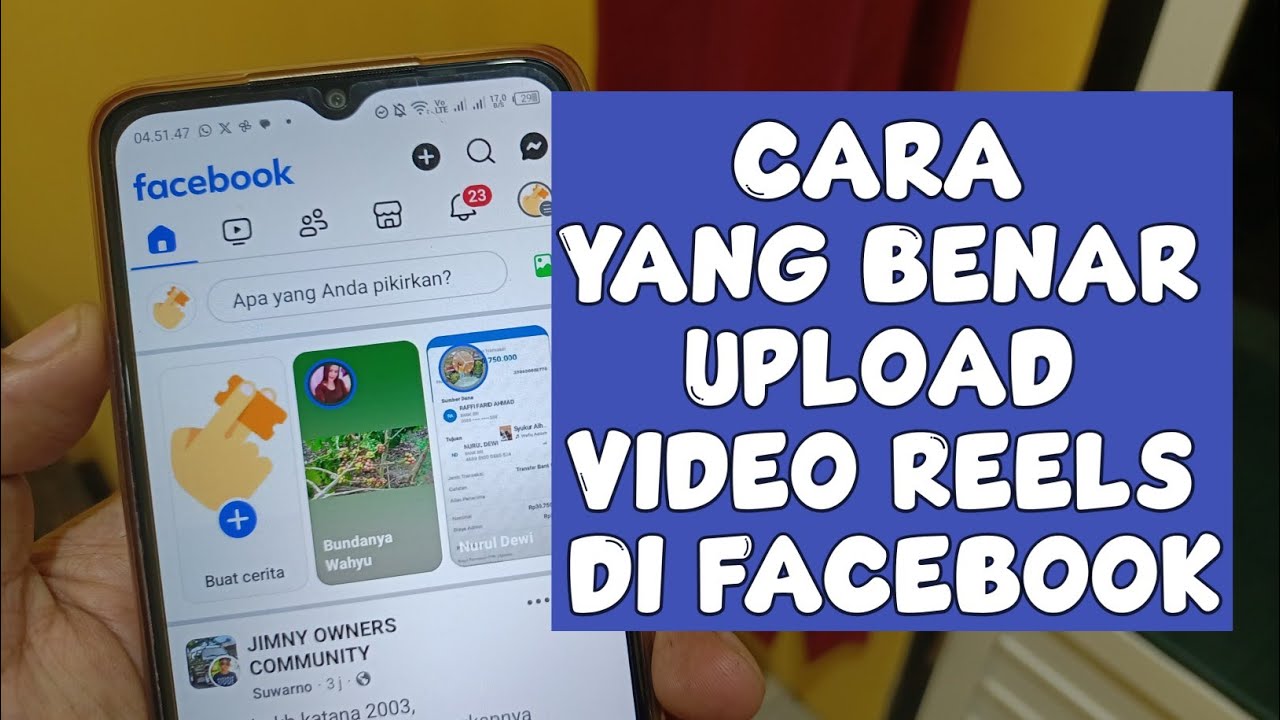 Cara Yang Benar Upload Video Reels Di Facebook - YouTube