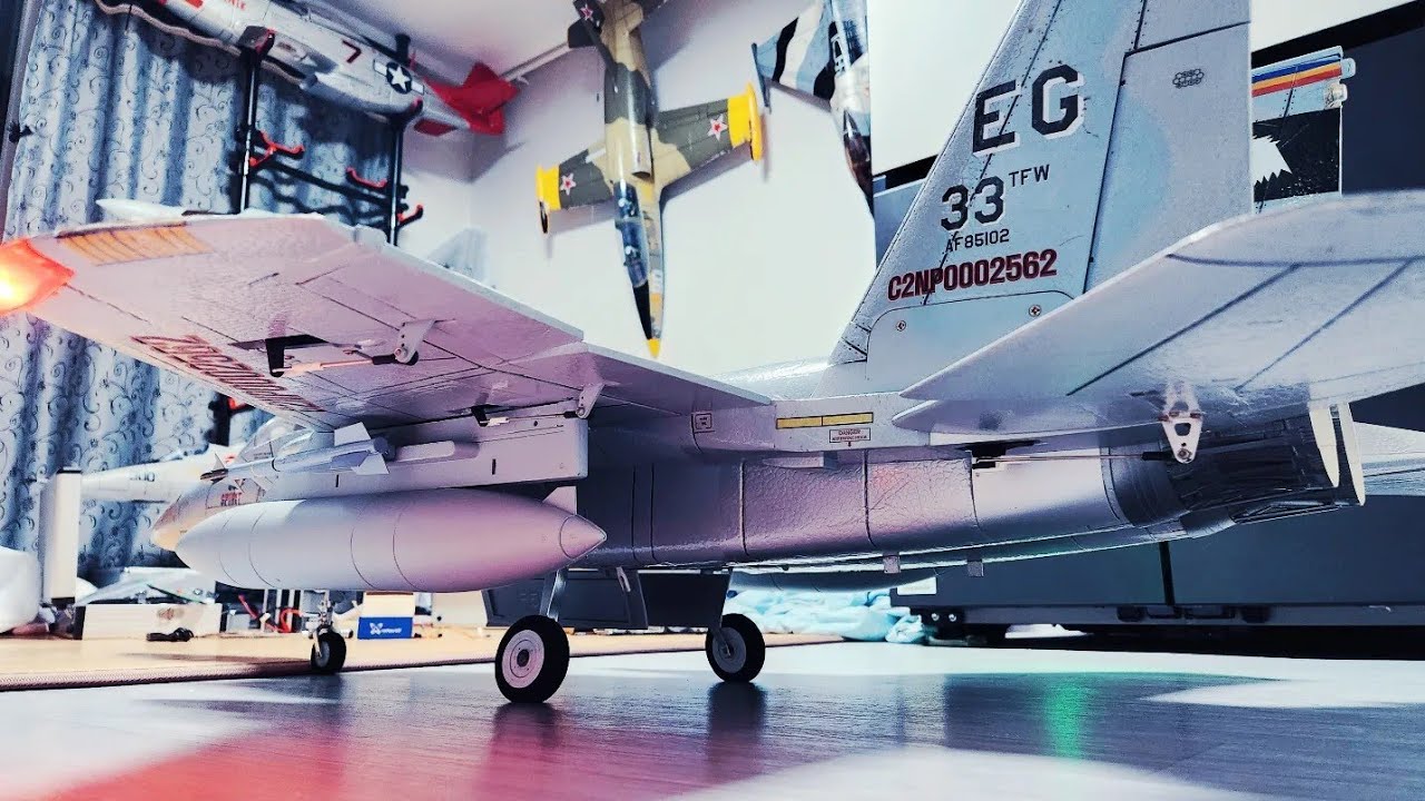 #Rc Plane #Freewing F-15 Eagle #90mm EDF #Preparation For Maiden Flight ...