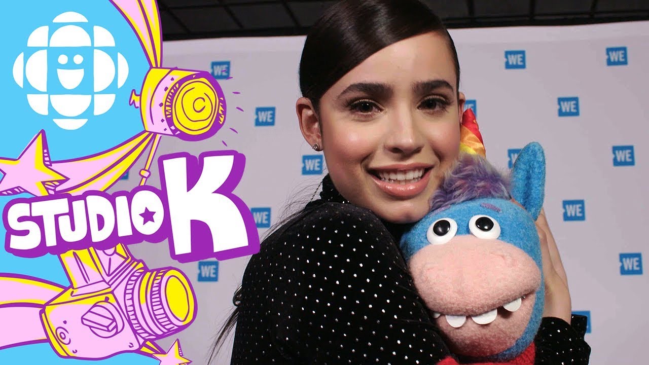 Gary the Unicorn Hugs Sofia Carson | CBC Kids - YouTube