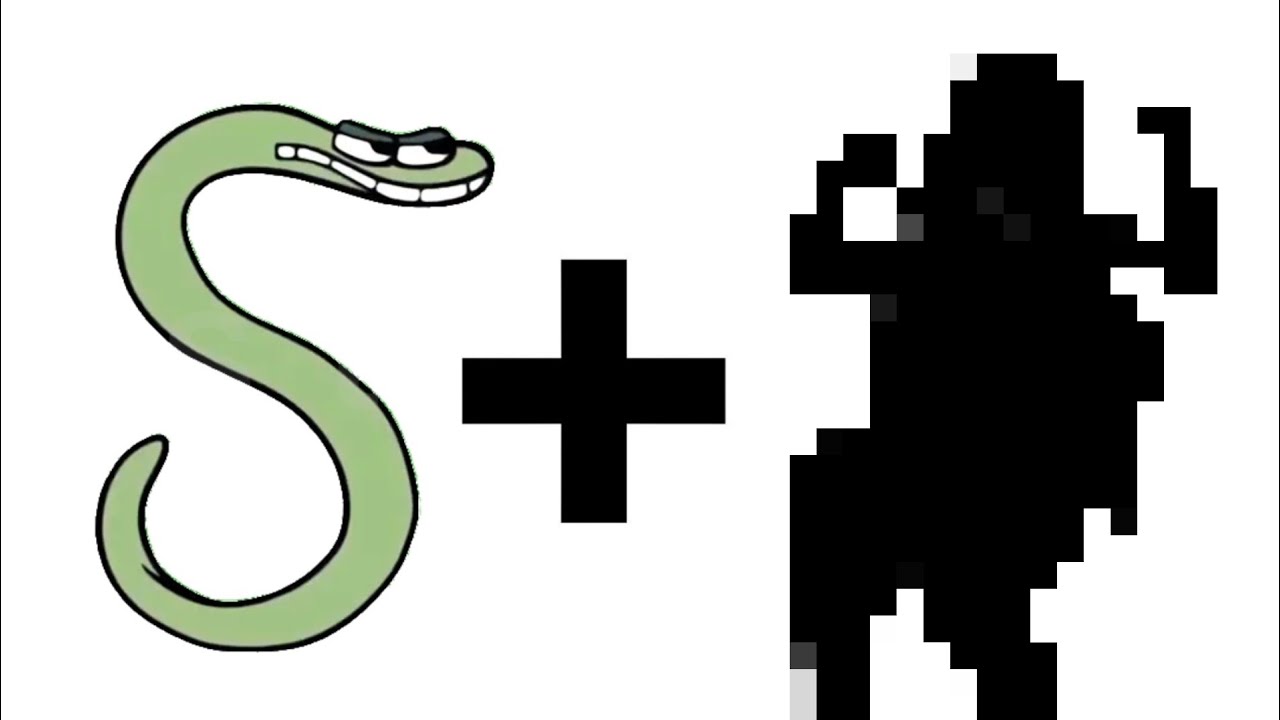 Alphabet Lore Humanized (S with F) / Zero Two Dodging Meme - YouTube