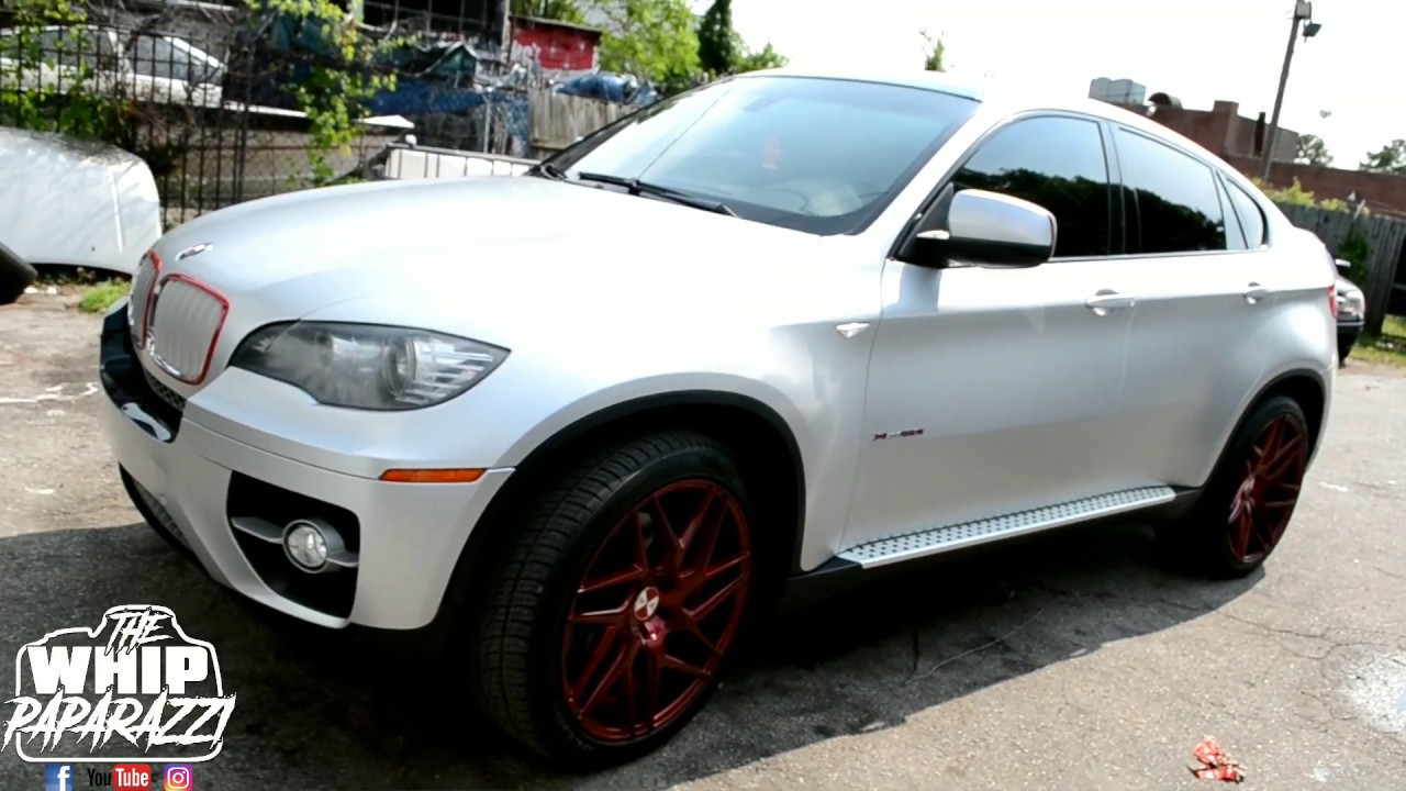 Wrapped BMW X6 on 22" Blaque Diamond Wheels Done by Wrap Starz of ...