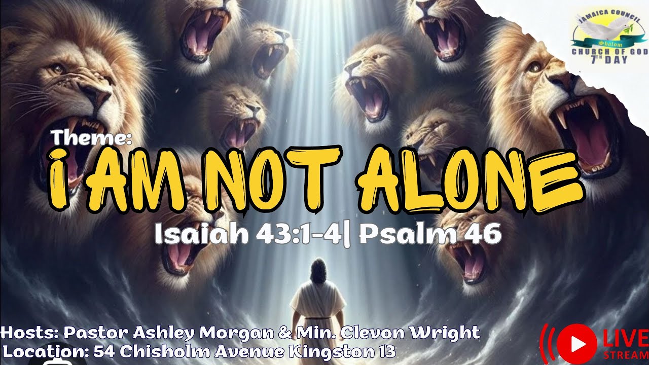 Divine Worship | August 31, 2024| Theme: I Am Not Alone| Appt. Dea ...