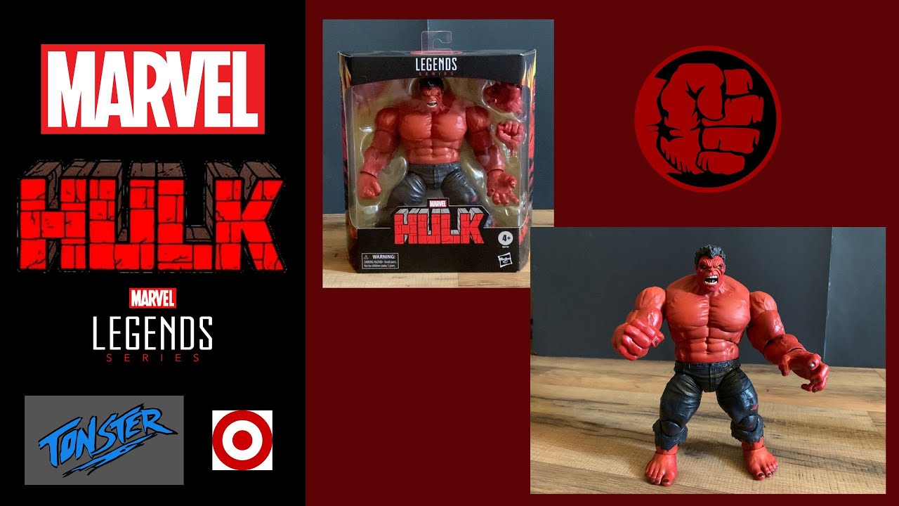 Hasbro Marvel Legends 2024 Red Hulk Target Exclusive Unboxing and ...