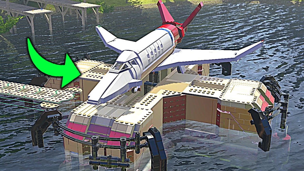 LEGO Iron Man Assembles The Stark Jet - YouTube