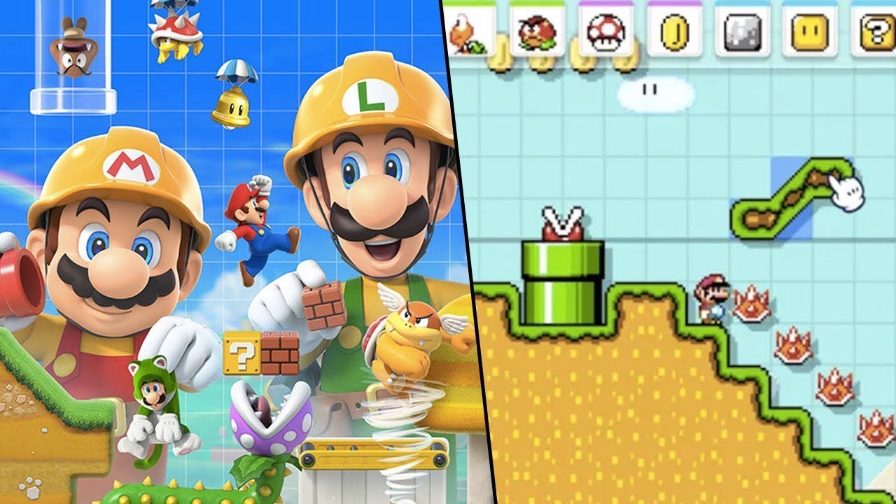 SUPER MARIO MAKER 2 REACTION - NINTENDO DIRECT SLOPES! VERTICAL LEVELS ...