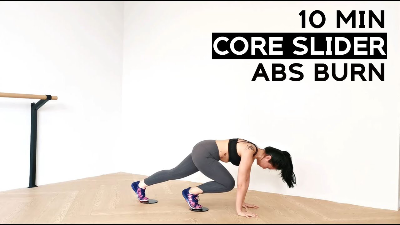 10 MIN Abs Workout at home // Core Slider - YouTube