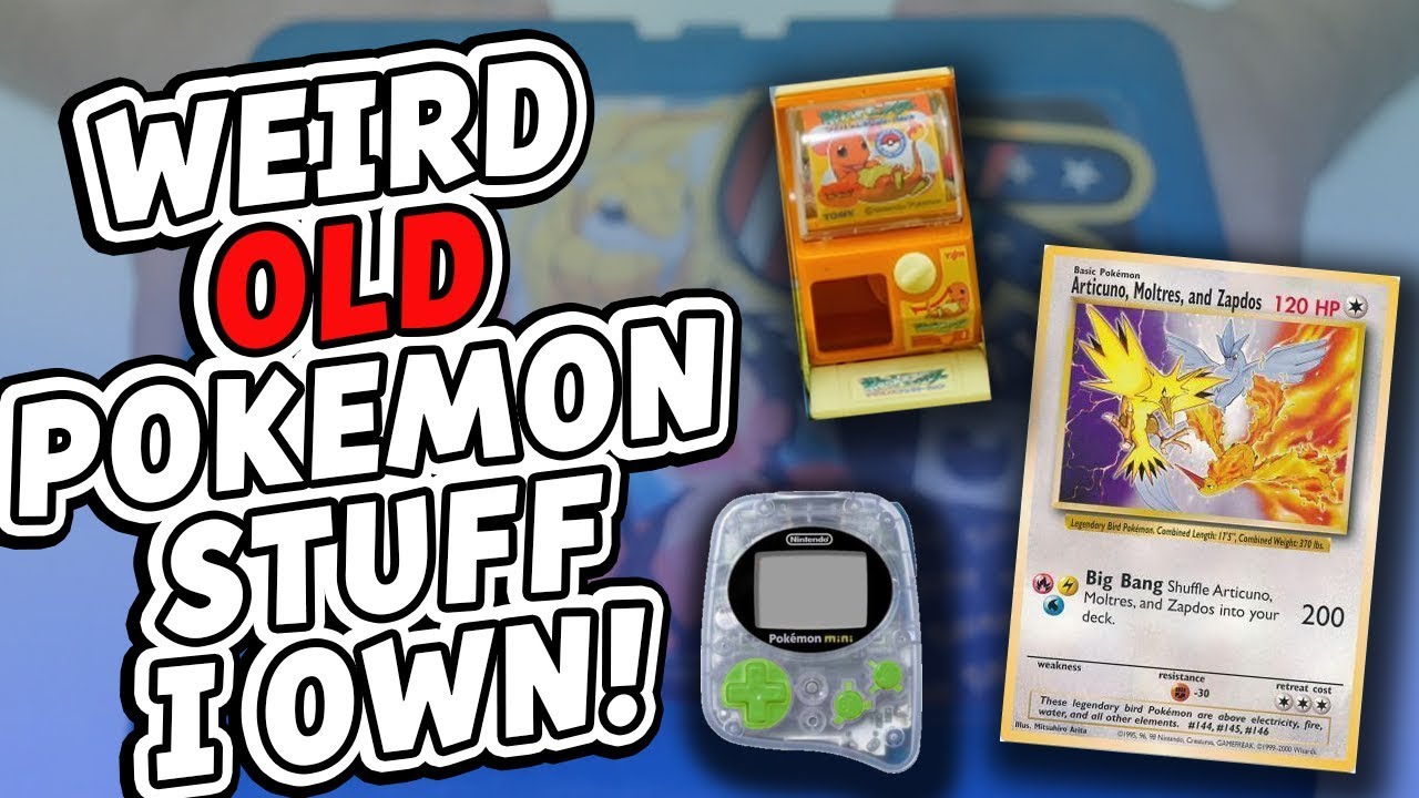 Weird Old Pokemon Stuff I Own! - YouTube