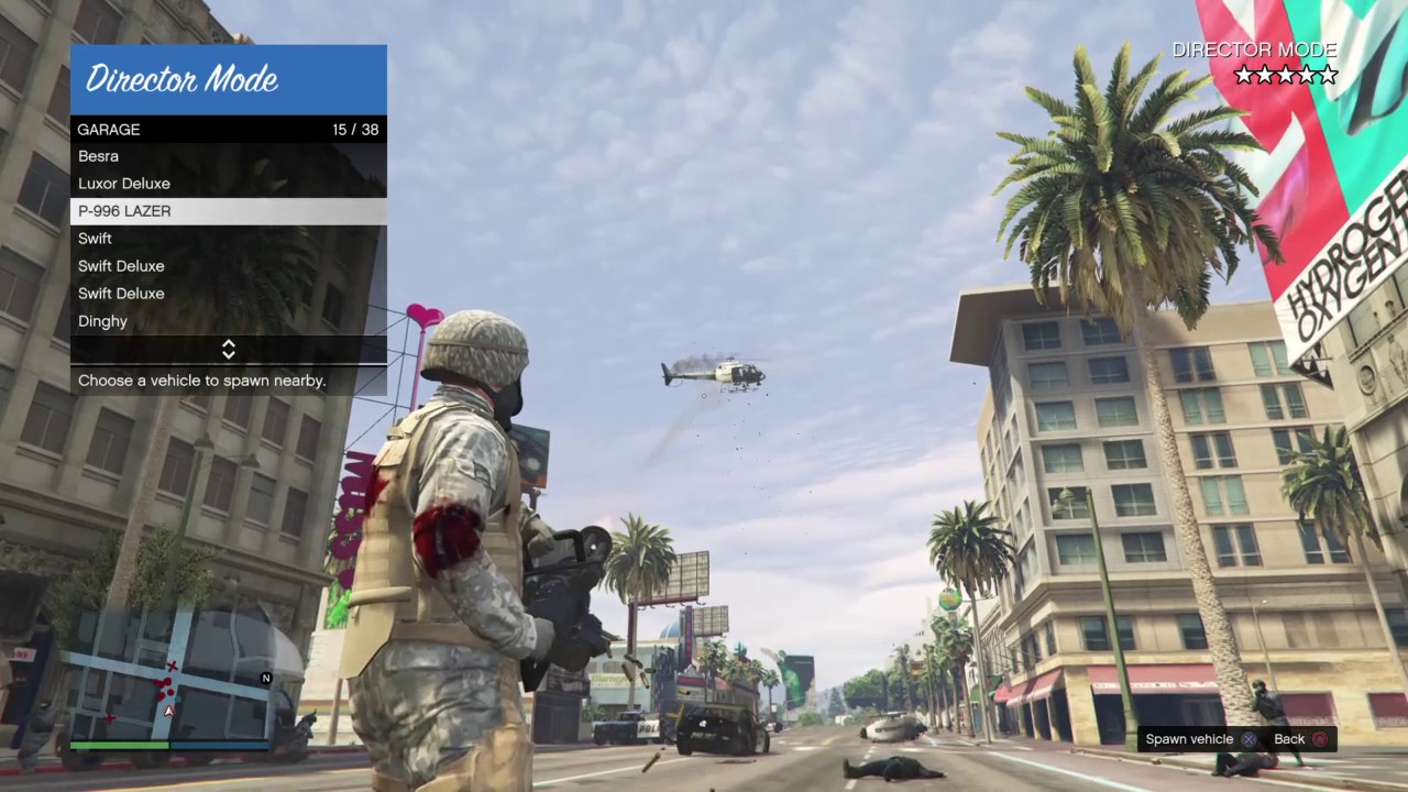 GTA V Director Mode Military Madness!!!! - YouTube