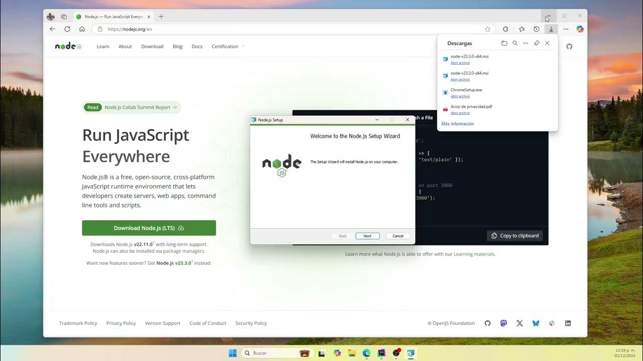 ¿Cómo instalar Node JS y NPM en Windows? - YouTube