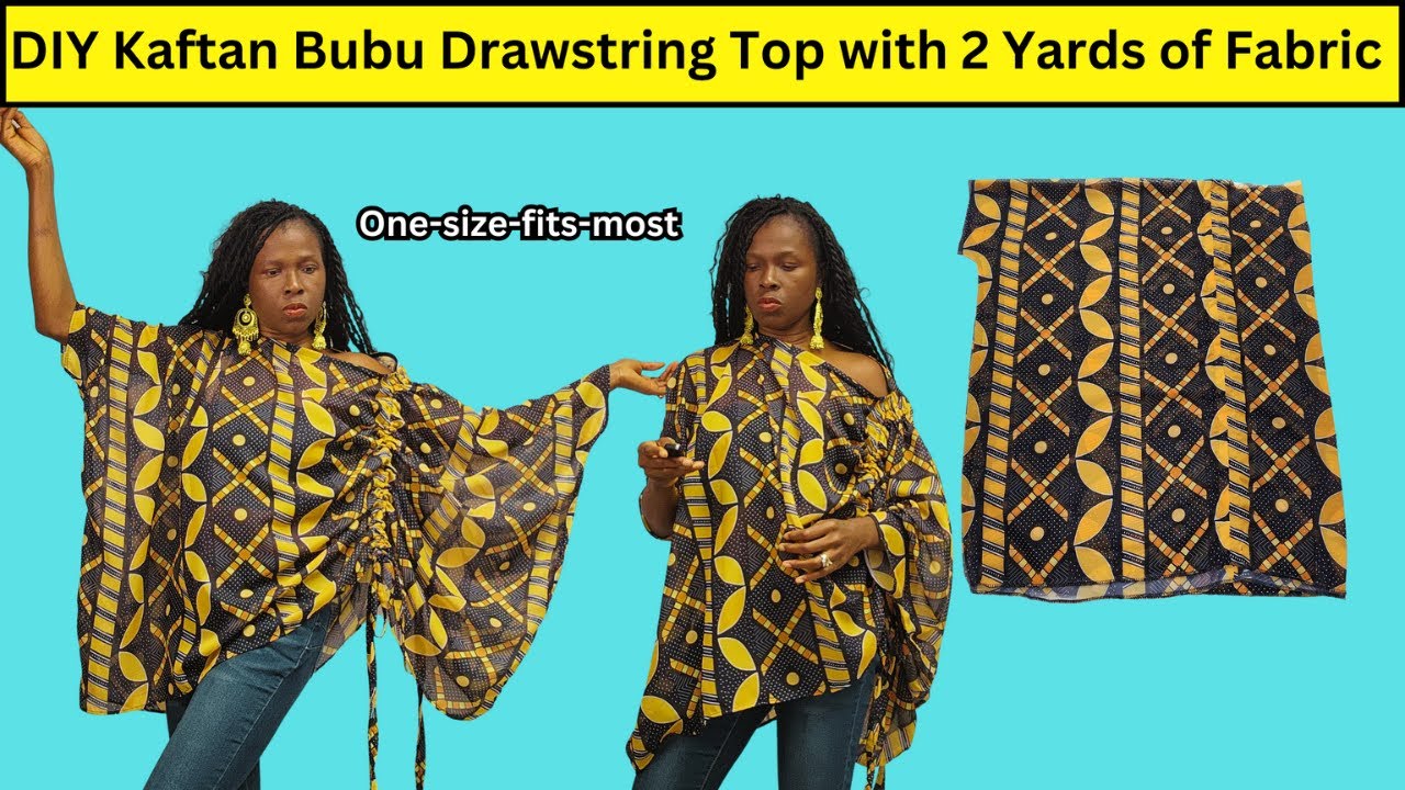 2 Yards of Fabric is All You Need to Create This STUNNING Kaftan ...
