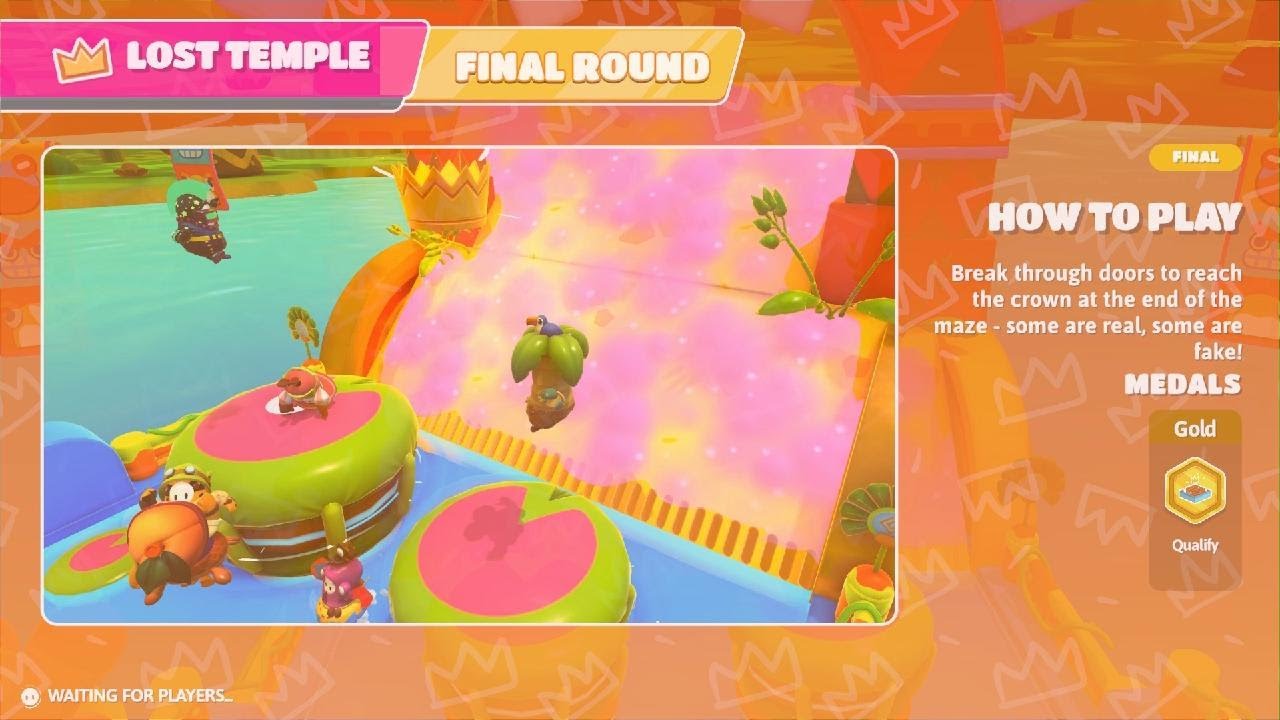 Fall Guys Lost Temple Win Crown #9999 - YouTube