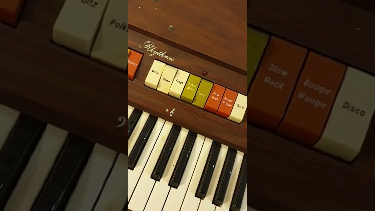 vintage 70s organ synth keyboard Model Viscount intercontinental vs20 ...